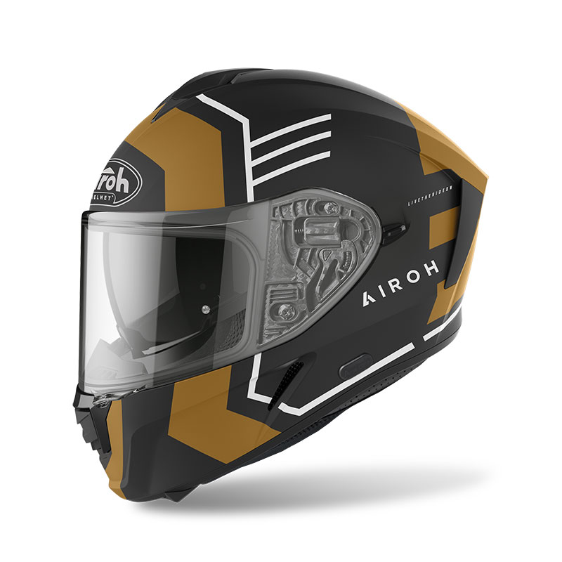 Airoh Spark Thrill Gold Matt Helmet